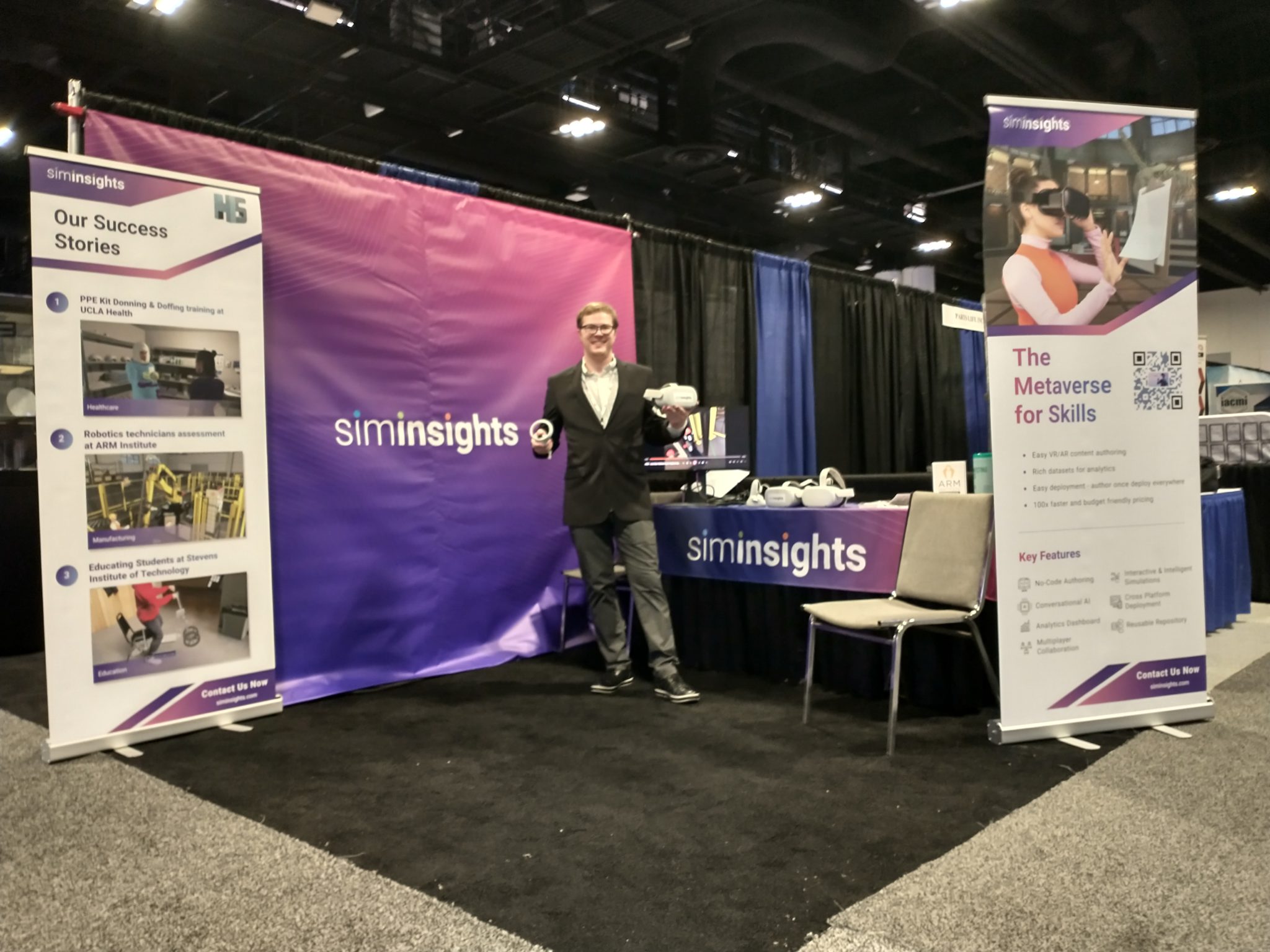 SimInsights exhibits at the Defense Manufacturing Conference in Tampa ...